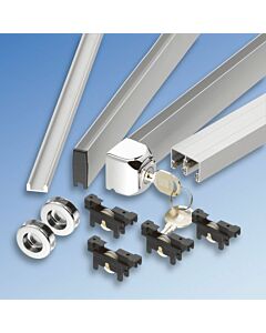 Hatch Glass Cabinet Sliding Door Systems, Bi-Passing Doors - Barrier ...