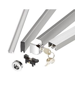 Hatch Glass Cabinet Sliding Door Systems, Bi-Passing Doors - Barrier ...