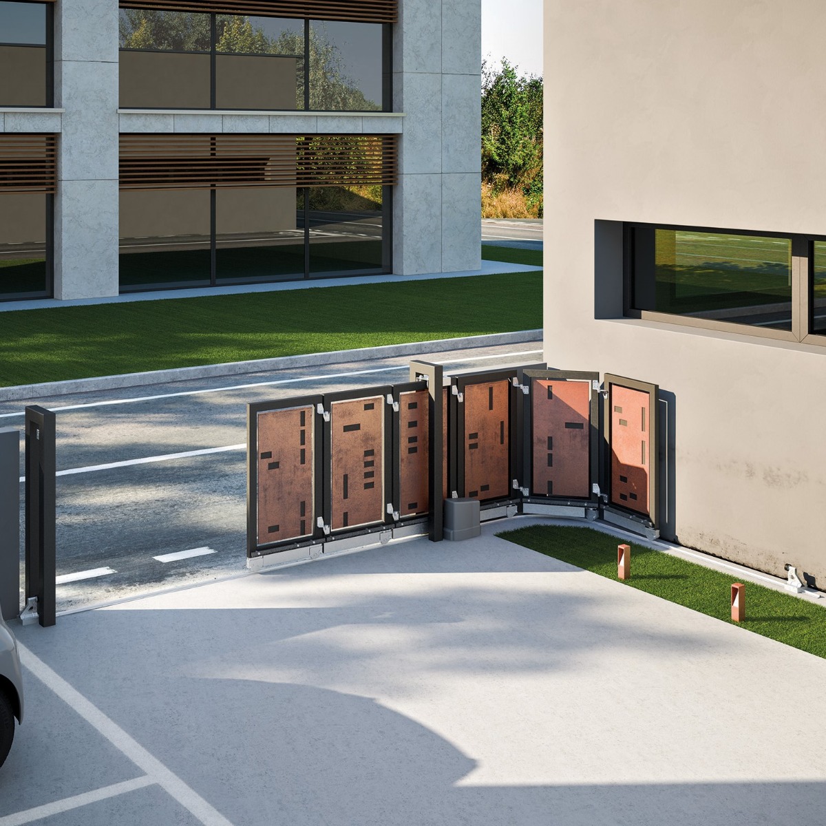 Does anyone know if it possible to build a telescopic sliding driveway ...